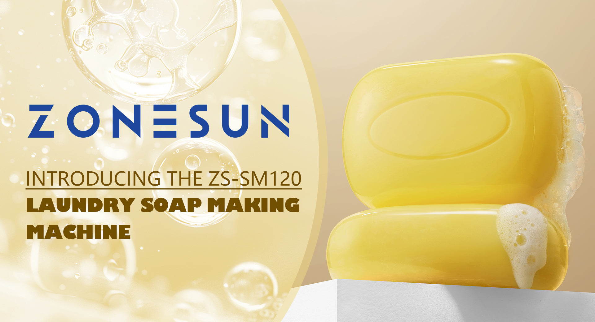 Introducing the ZONESUN ZS-SM120 Laundry Soap Making Machine