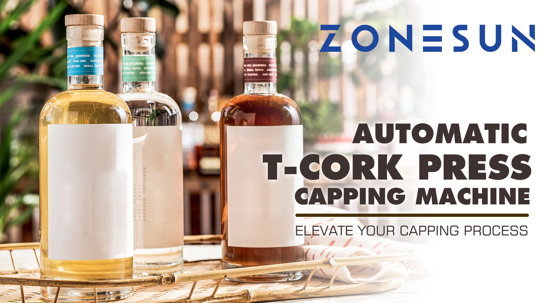 Elevate Your Capping Process with ZONESUN ZS-XG16D3 Automatic T-Cork P