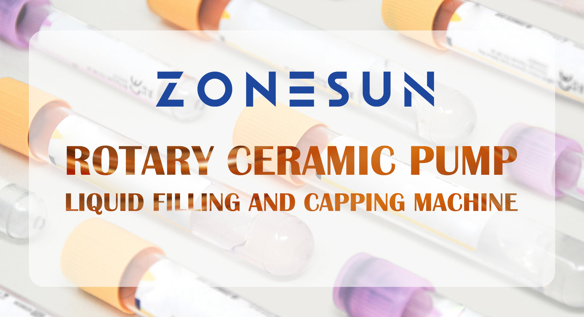 ZONESUN ZS-AFC1CP Rotary Ceramic Pump Liquid Filling And Capping Machi