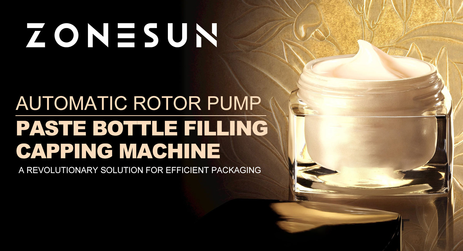 ZONESUN ZS-AFC26 Automatic Rotor Pump Paste Bottle Filling Capping Mac