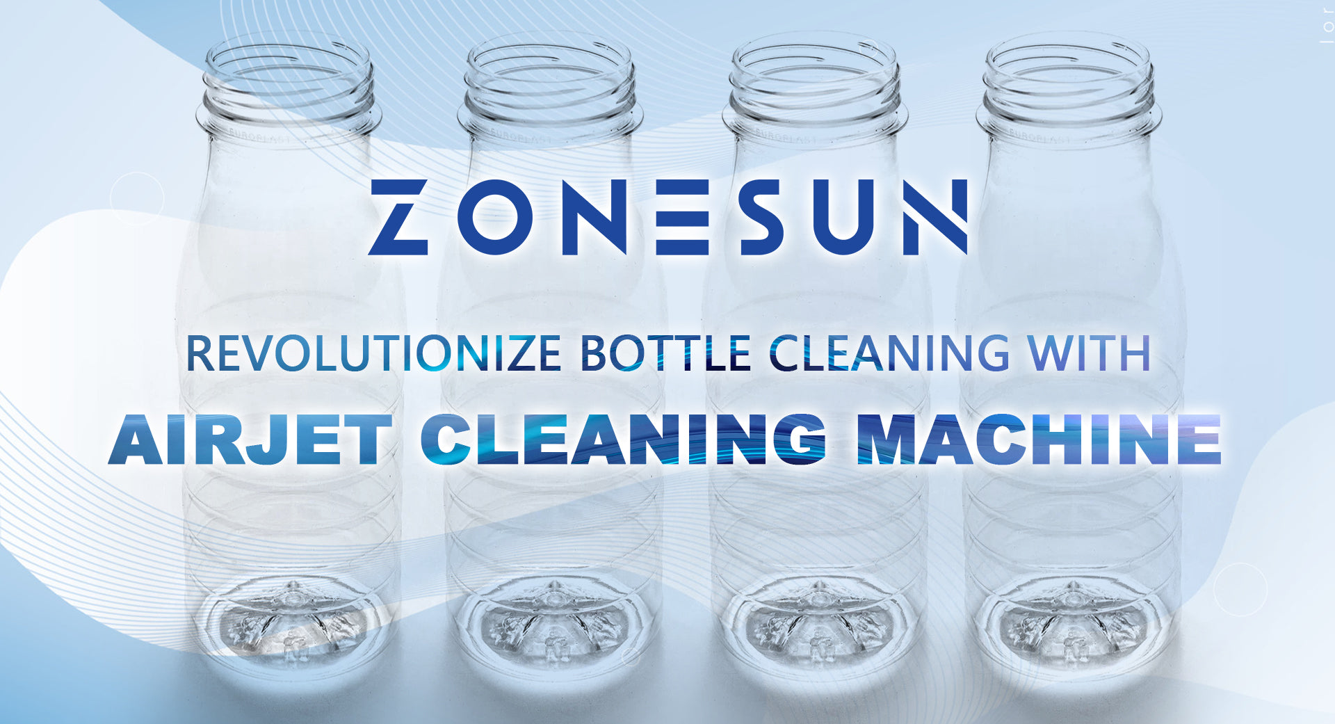 Revolutionize Bottle Cleaning with ZONESUN ZS-WB04 Airjet Cleaning Mac