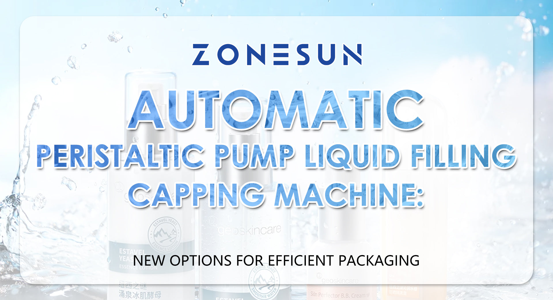 ZONESUN ZS-AFC15 Automatic Peristaltic Pump Liquid Filling Capping Mac