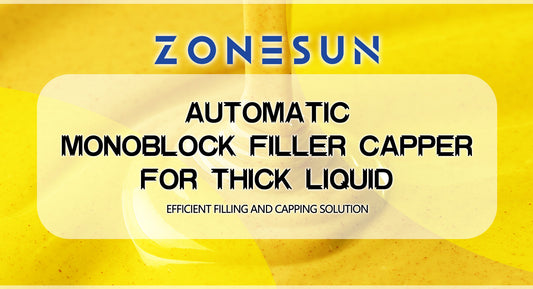 ZONESUN ZS-AFC34 Automatic Monoblock Filler Capper for Thick Liquid: E