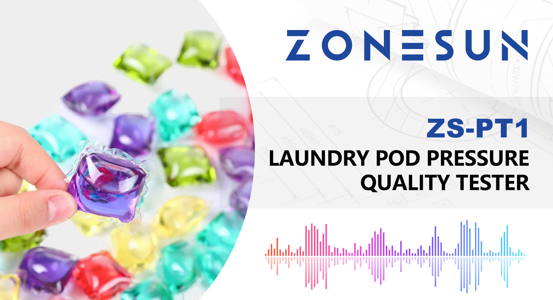 Laundry Pod Pressure Quality Tester: ZONESUN ZS-PT1
