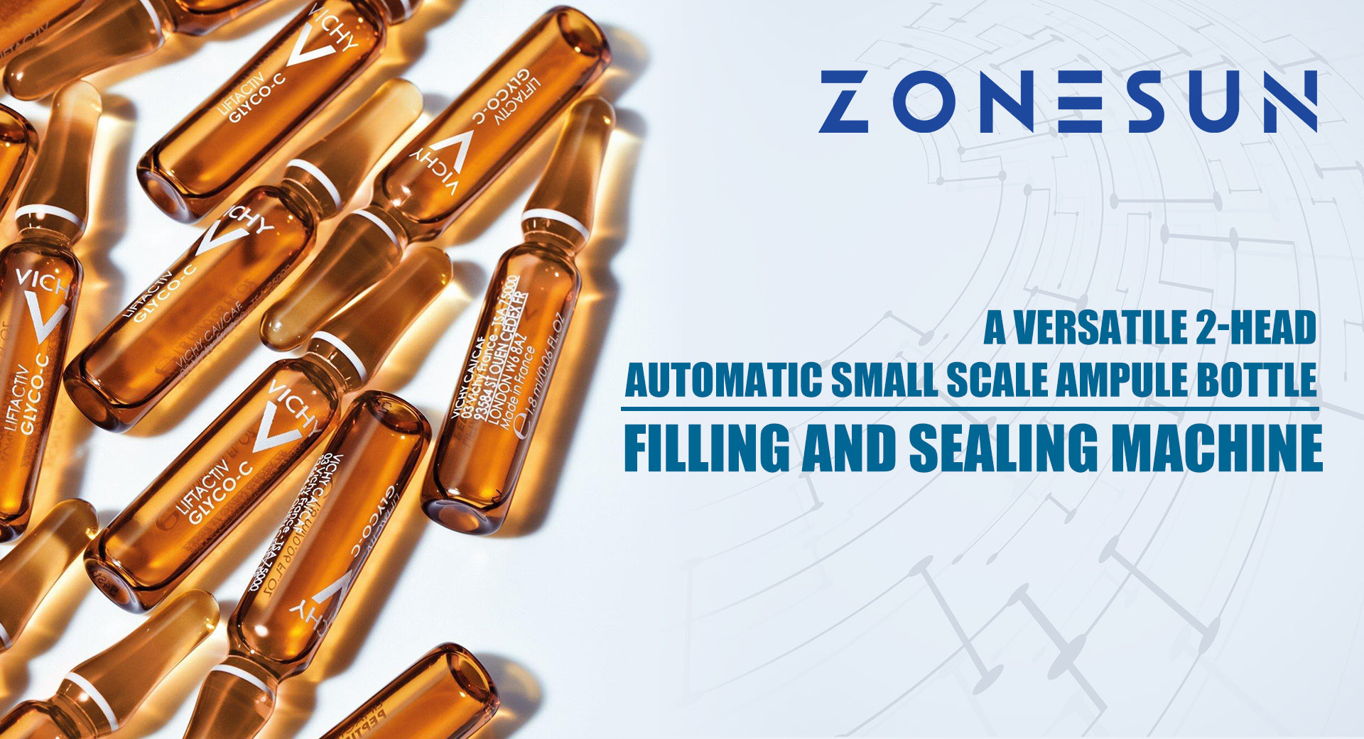 ZONESUN ZS-AFC5: A Versatile 2-Head Automatic Small Scale Ampule Bottl