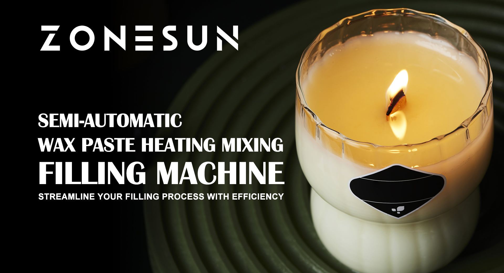 ZONESUN ZS-WCHJ1 Semi-automatic Wax Paste Heating Mixing Filling Machi