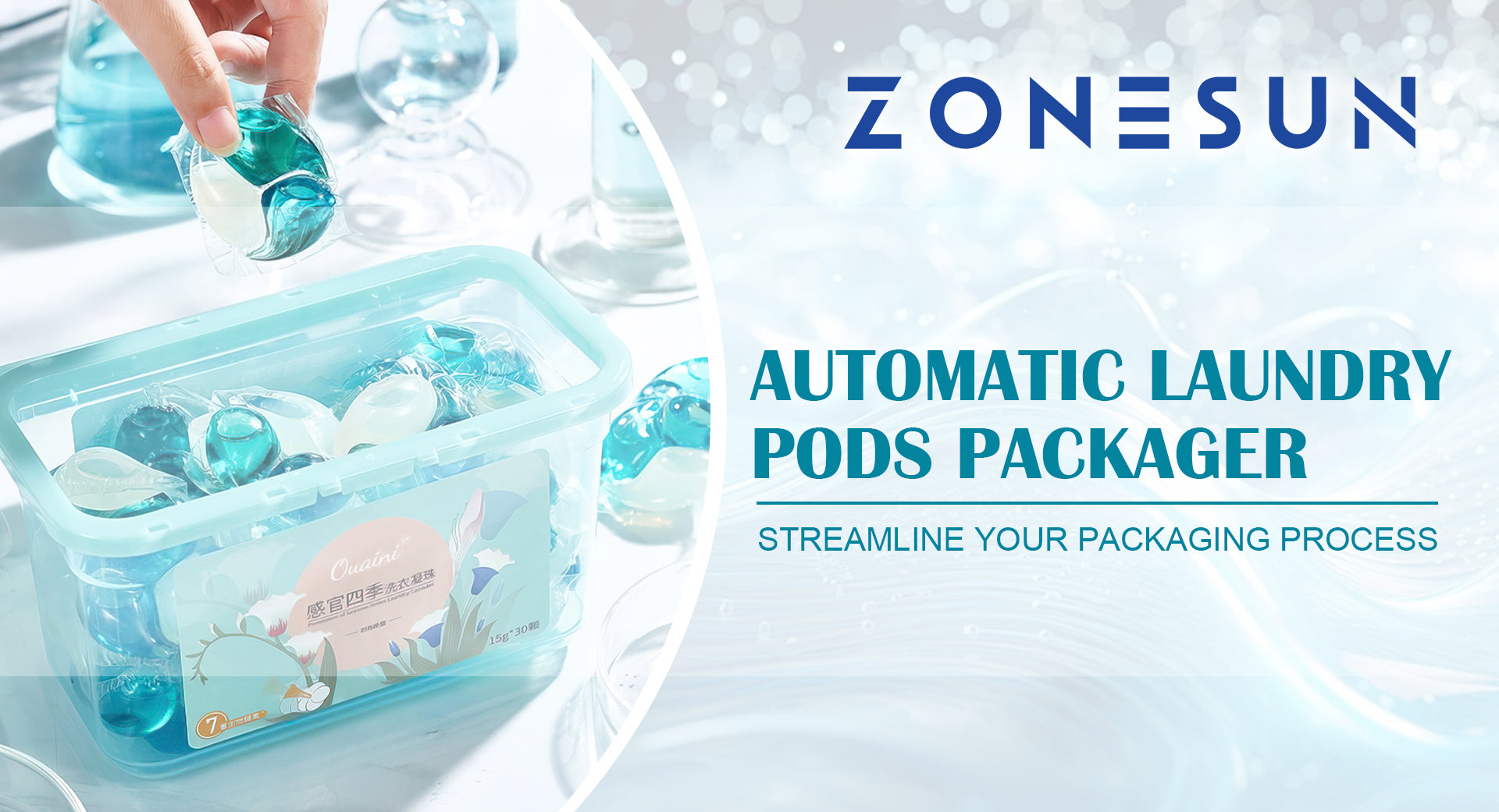 Streamline Your Packaging Process with the ZONESUN Automatic Laundry P
