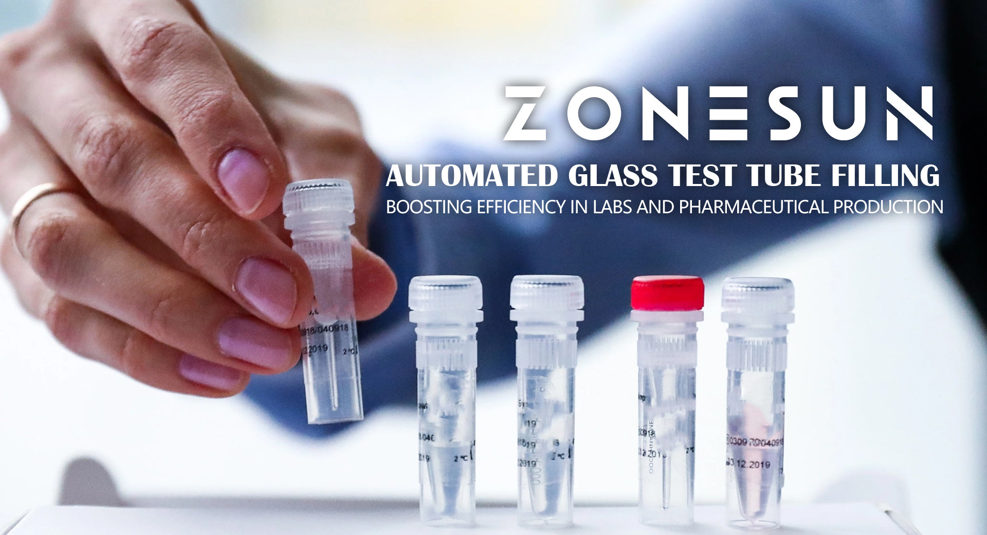 Automatic Glass Test Tube Filling Monoblock | ZONESUN ZS-FAL180V6