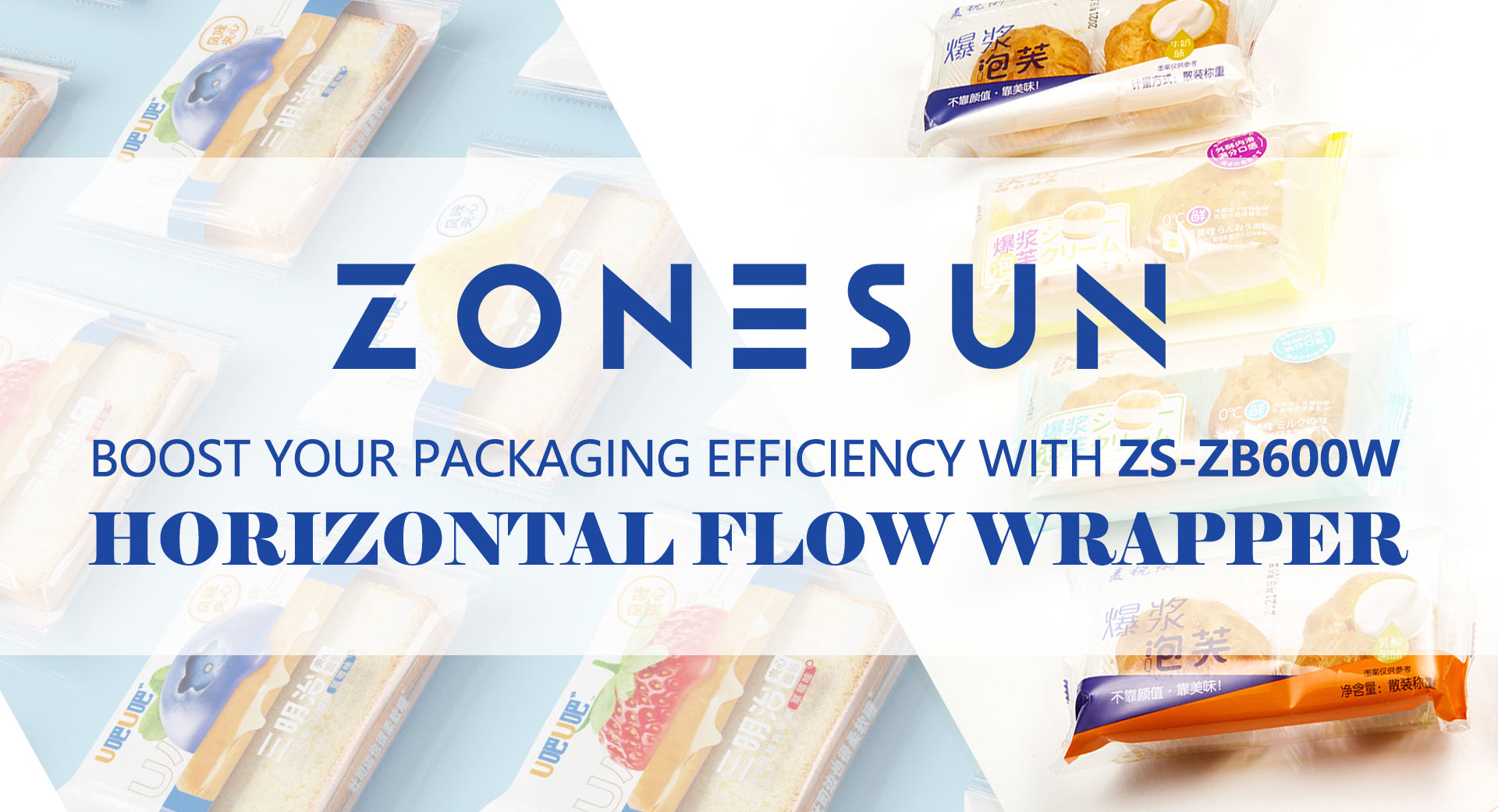 Boost Your Packaging Efficiency with ZS-ZB600W Horizontal Flow Wrapper