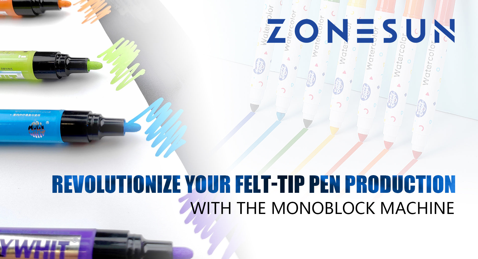 Revolutionize Your Felt-Tip Pen Production with the Monoblock Machine