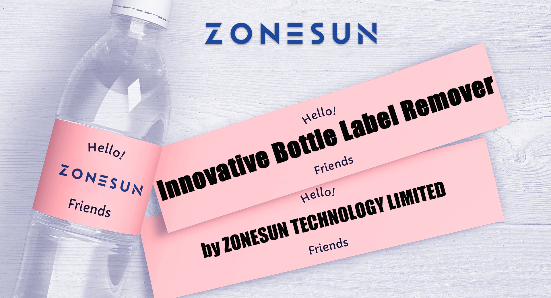 Introducing the Innovative Bottle Label Remover by ZONESUN TECHNOLOGY