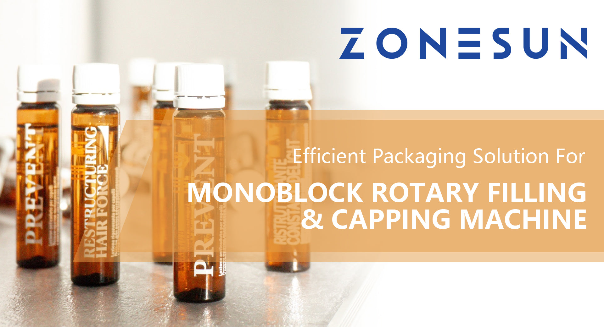 Efficient Packaging Solution For Monoblock Rotary Filling & Capping Ma