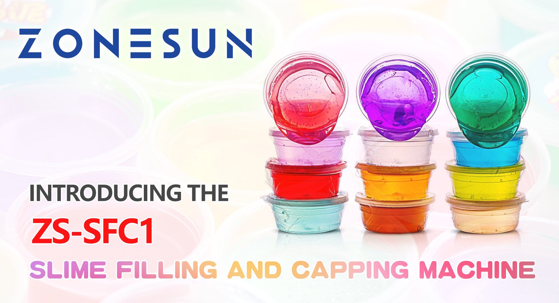Introducing the ZONESUN ZS-SFC1 Slime Filling and Capping Machine