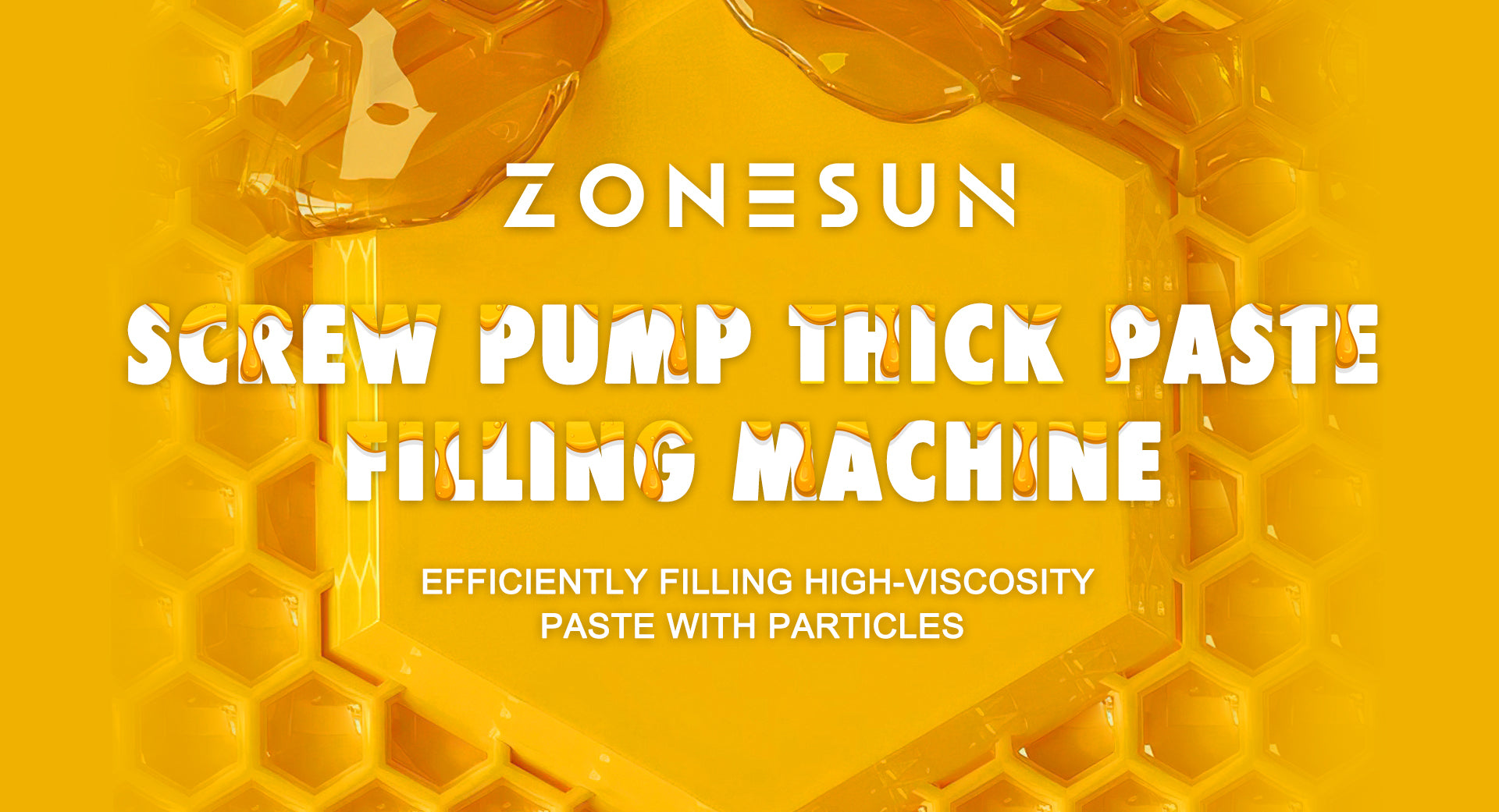ZONESUN ZS-TSP5A Screw Pump Thick Paste Filling Machine: Efficiently F