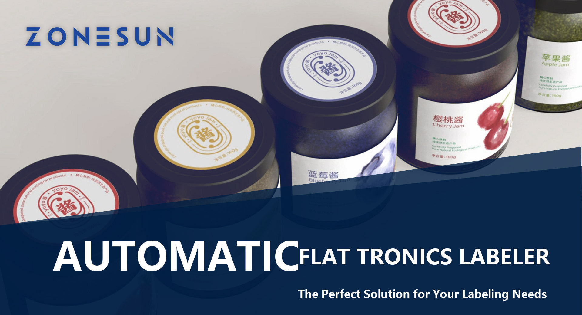 ZONESUN ZS-TB851 Automatic Flat Tronics Labeler - The Perfect Solution