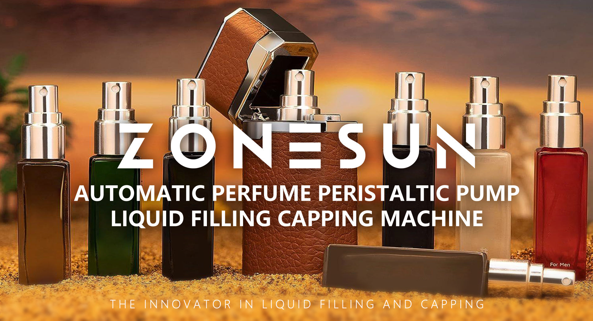 ZONESUN ZS-AFC21 Automatic Perfume Peristaltic Pump Liquid Filling Cap