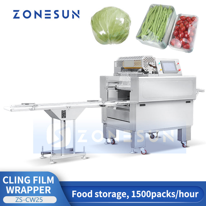 ZONESUN ZS-CW25 Automatic Cling Film Food Wrapping Machine