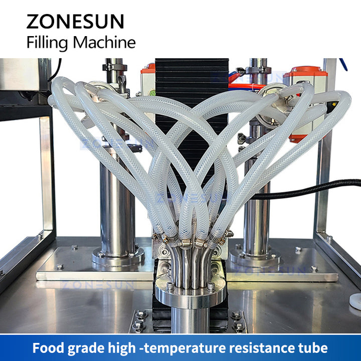 ZONESUN ZS-FM250 Semi-automatic Dual-Color Swirl Paste Piston Pump Fil