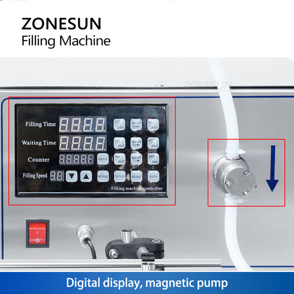 ZONESUN ZS-MPYT600A Small Magnetic Pump Essential Oil, Ink Liquid ...