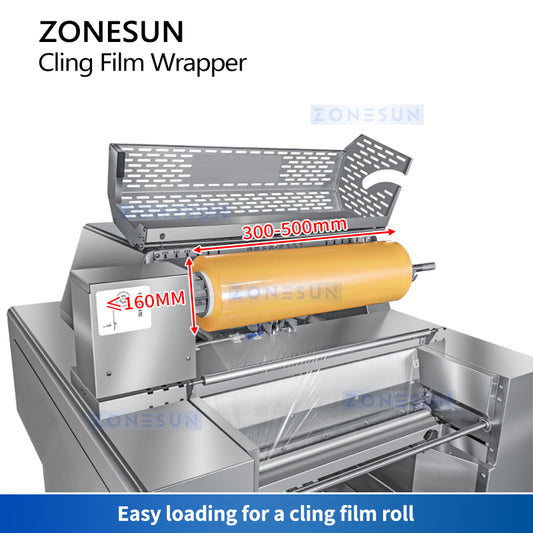 ZONESUN ZS-CW25 Automatic Cling Film Food Wrapping Machine