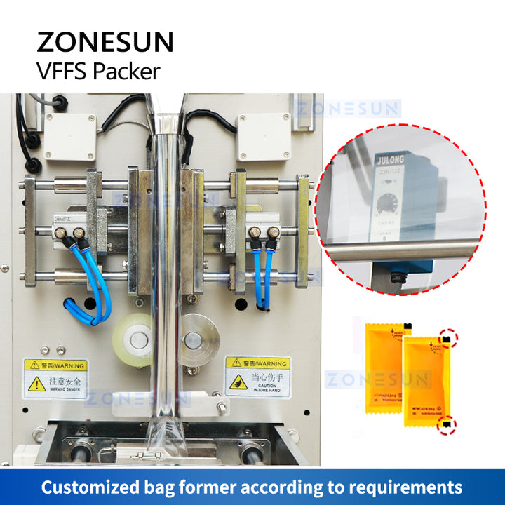 ZONESUN ZS-SLFK80 Tablet Granule VFFS Filling Counting Sealing Machine