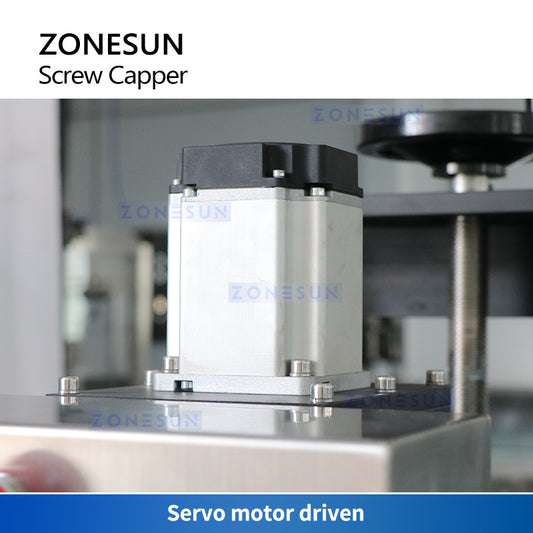 ZONESUN ZS-XG440S Automatic Servo Screw Cap Bottle Capping Machine