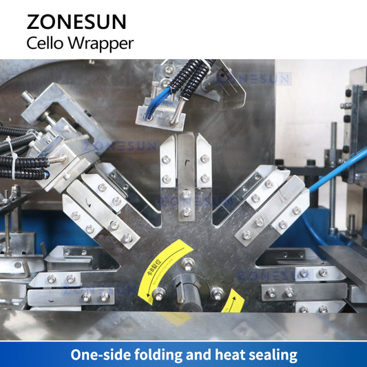 ZONESUN ZS-TD280 Automatic Cellophane Wrapping Machine Flow Pack Machi