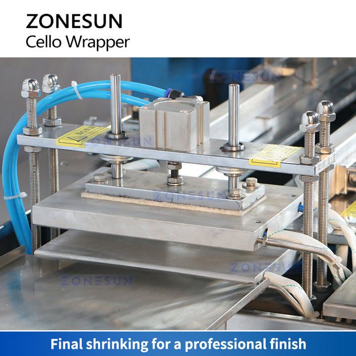 ZONESUN ZS-TD280 Automatic Cellophane Wrapping Machine Flow Pack Machi