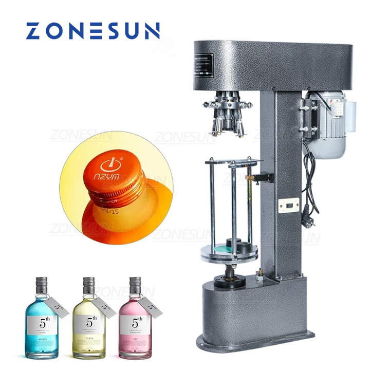 ZONESUN ROPP Capping Machines | Tamper-Proof Aluminum Caps