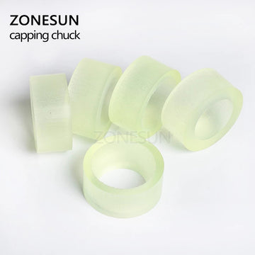 ZONESUN Silicone Capping Chuck Rubber Mat 28‑38mm with Security Ring
